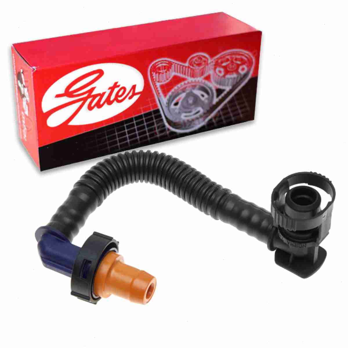 Gates PCV Valve To Intake Engine Crankcase Breather Hose compatible ...
