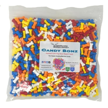 Candy Bonz, Assorted Dog Bone Shaped Candy, 4 lb. Bag - Walmart.com