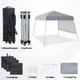 HomGarden 8x8ft Portable Pop-up Canopy Tent, Collapsible Outdoor Patio ...