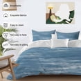 Blue Sky 4 Piece Duvet Cover Set Queen Size Modern Abstract Gradient ...