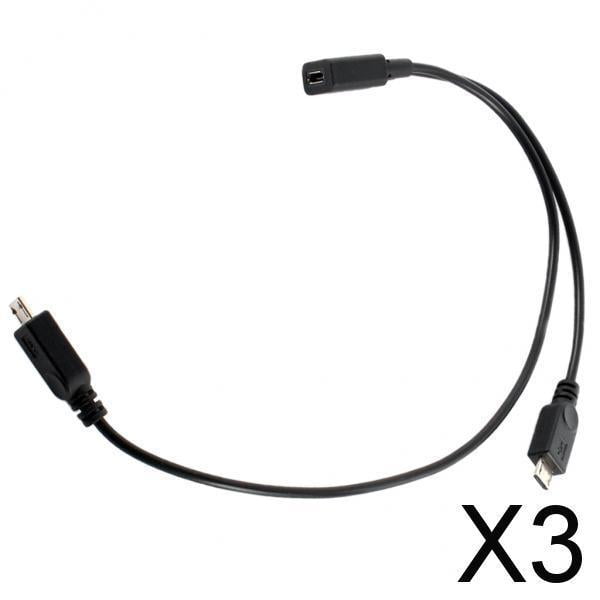 Paquete de 3-4 extensiones de cable de carga de datos Micro USB 2.0 Y ...