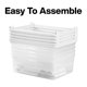 Sterilite Wide 4 Drawer Tower White - Walmart.com