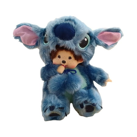Cartoon Monchhichi Stitch Plush Doll Kawaii Soft Plush Doll Toy For ...