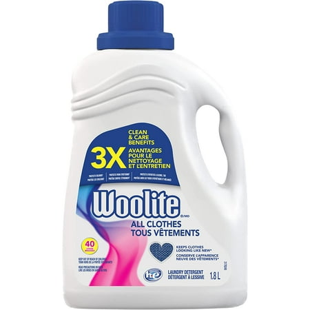 Woolite Everyday, Laundry Detergent, 1.8 L, With Colour Renew - Clothes Look New Longer 1 Count ...