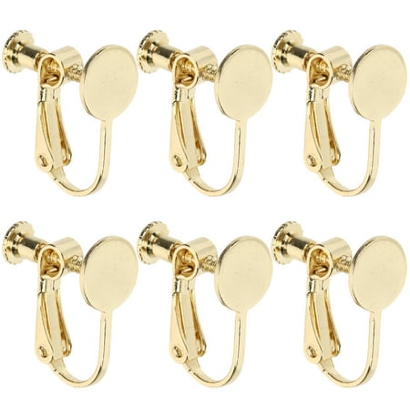 6Pcs Clip On Earring Converters Hypoallergenic Clip On Earring Backs ...