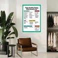 7-Day Healthy Eating Plan Grocery List Poster Canvas Painting Wall Art ...