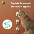 Catnip Ball Toys Edible Cat Mint Ball Safety Healthy Kitten Candy ...
