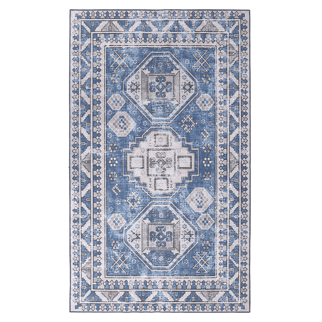 GlowSol Small Boho Rug 2' x 3' Tribal Medallion Distressed Rug Low-Pile ...