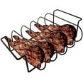 AURIGATE Rib Rack for Smoking - BBQ Rib Rack Gas Charcoal Smoker ...
