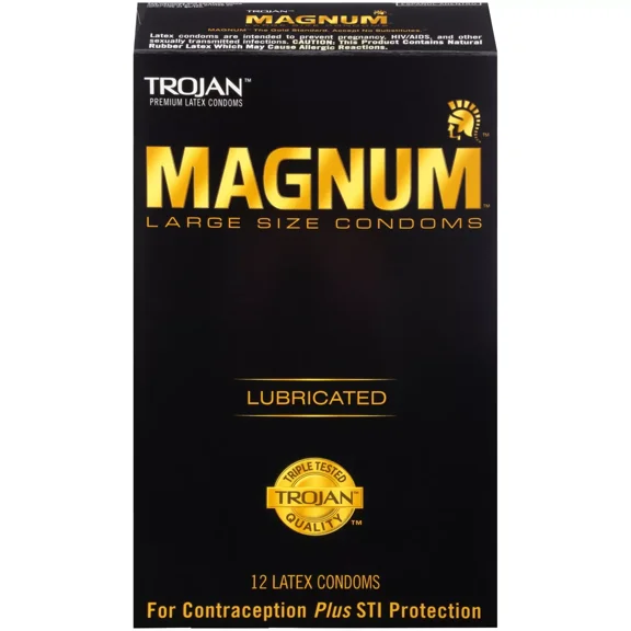 Trojan Magnum Raw Large Size Condoms - 10 Count - Walmart.com