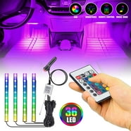 LEDGlow 4pc Blue LED Interior Underdash Lighting Kit - Walmart.com