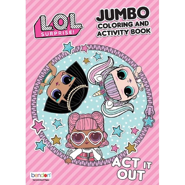 Coloring Book - LOL Surprise - Coloring and Activity Book - 64p - Act ...