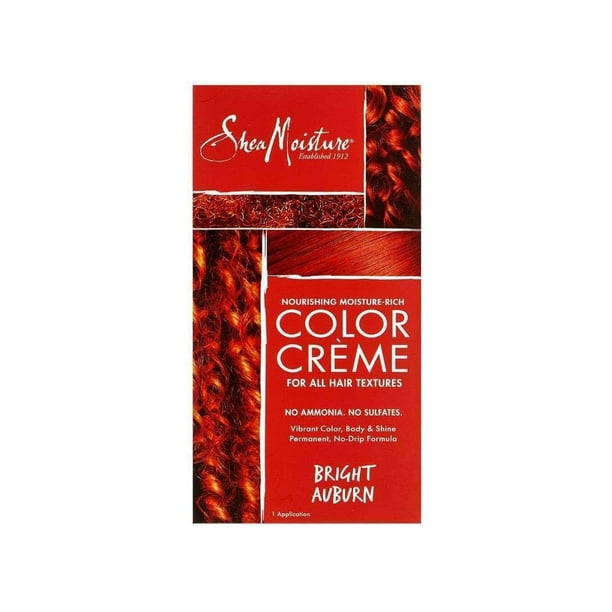Shea Moisture Nourishing Moisture Rich Color Creme - Bright Auburn ...