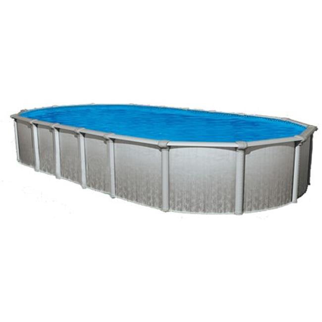 Sharkline Heritage 18 x 33 ft. Oval 52 in. Steel Above Ground Pool ...