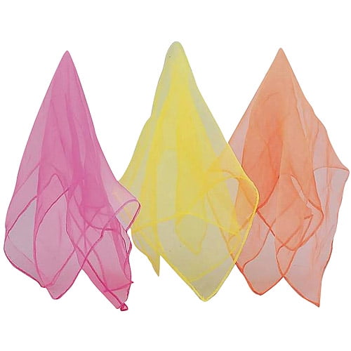 Juggletime Nylon Juggling Scarves, 16" Squares, Set of 12 - Walmart.com