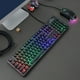 onn. 104-Key LED Gaming Keyboard with Rainbow Back-lighting, 3 Lighting ...