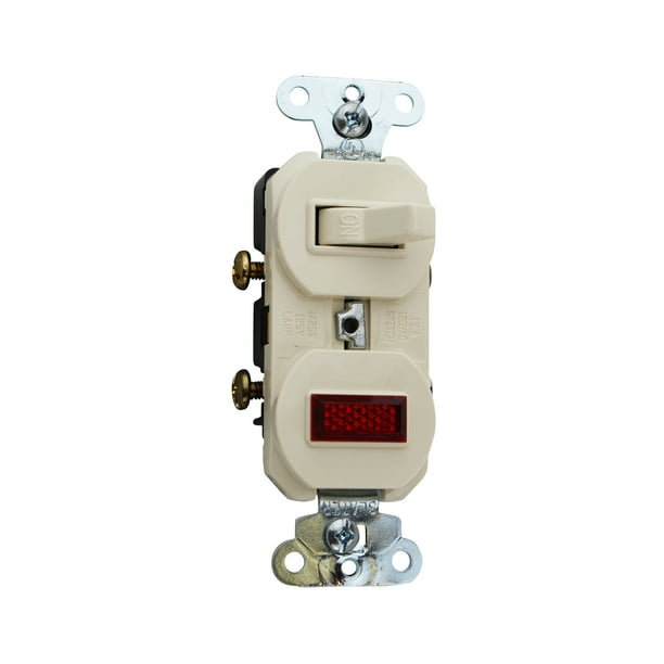 Pass & Seymour 692-LAG Single-Pole Combination Switch & Pilot Light ...
