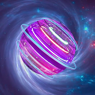 3.75Inch Flying Orb Ball Toys Soaring Hover Pro Boomerang Spinner Hand ...