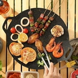 Sokhug Grill Pan - 9.45 Inch Non-Stick Aluminum Korean BBQ Grill Pan ...