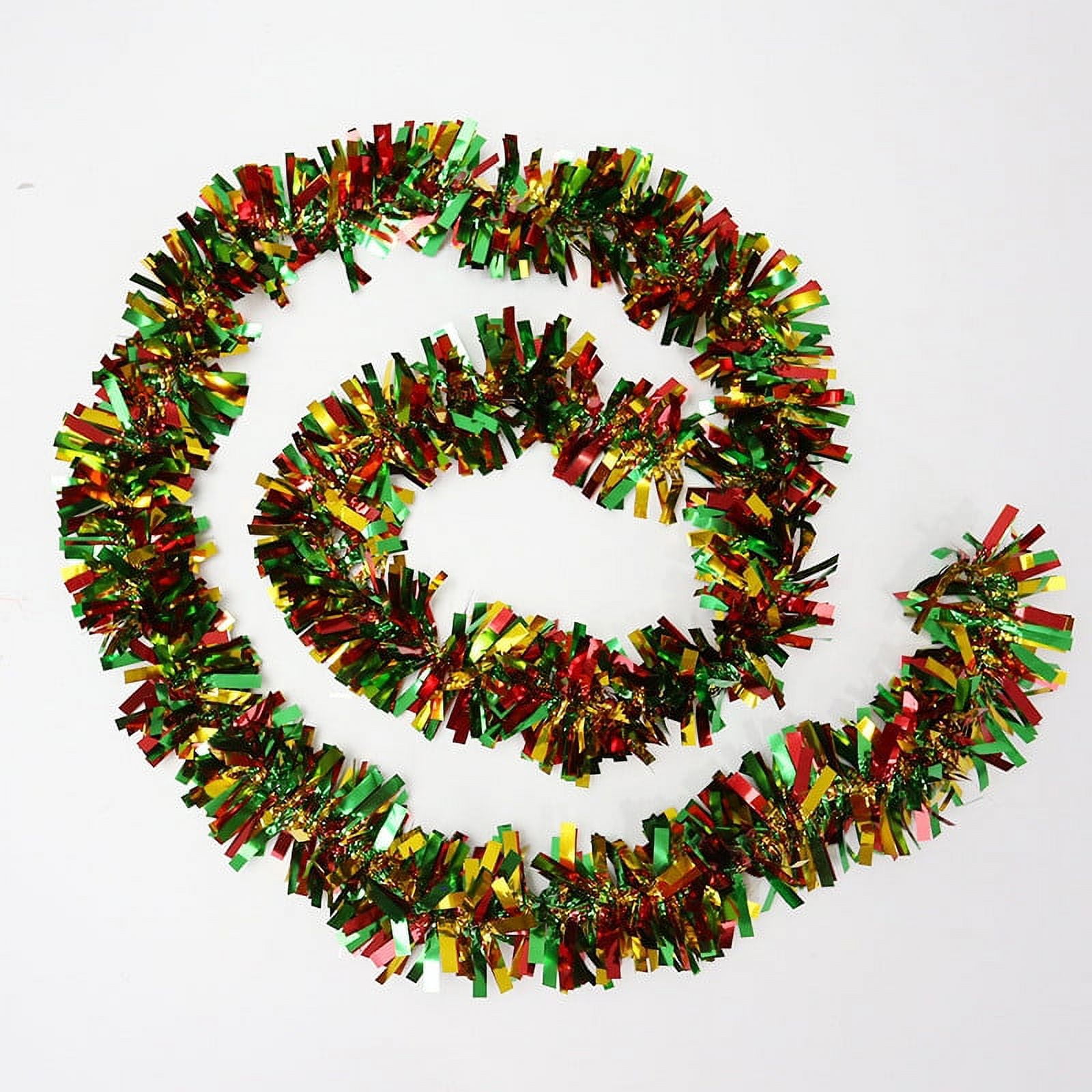 Click here for Dadatutu 6.56 Ft Christmas Tinsel Garland Thick Ti... prices