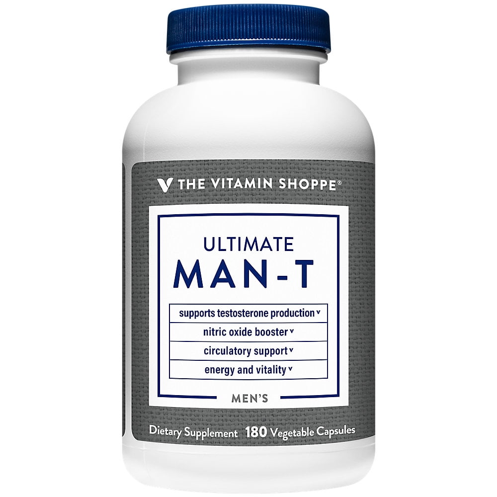 Ultimate Testosterone For Men Boosts Nitric Oxide 180 Vegetarian Capsules