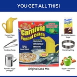 American Carnival Mart Funnel Cake Kit with Dredge and 1lb Confection ...