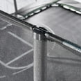 JumpKing 10'x15' Rectangle Trampoline with 2 Powder Coated Basketball ...