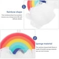 Bath Sponges Rainbow Bath Ball Shower Loofah Sponge Cartoon Body ...