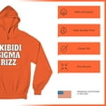 Skibidi Sigma Rizz Unisex Hoodie Funny Goat Gyatt Meme Zoomer Viral ...