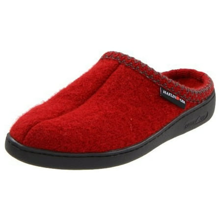 Haflinger Unisex AT Boiled Wool Hard Sole Slipper, Chianti, 36 EU/5 M ...