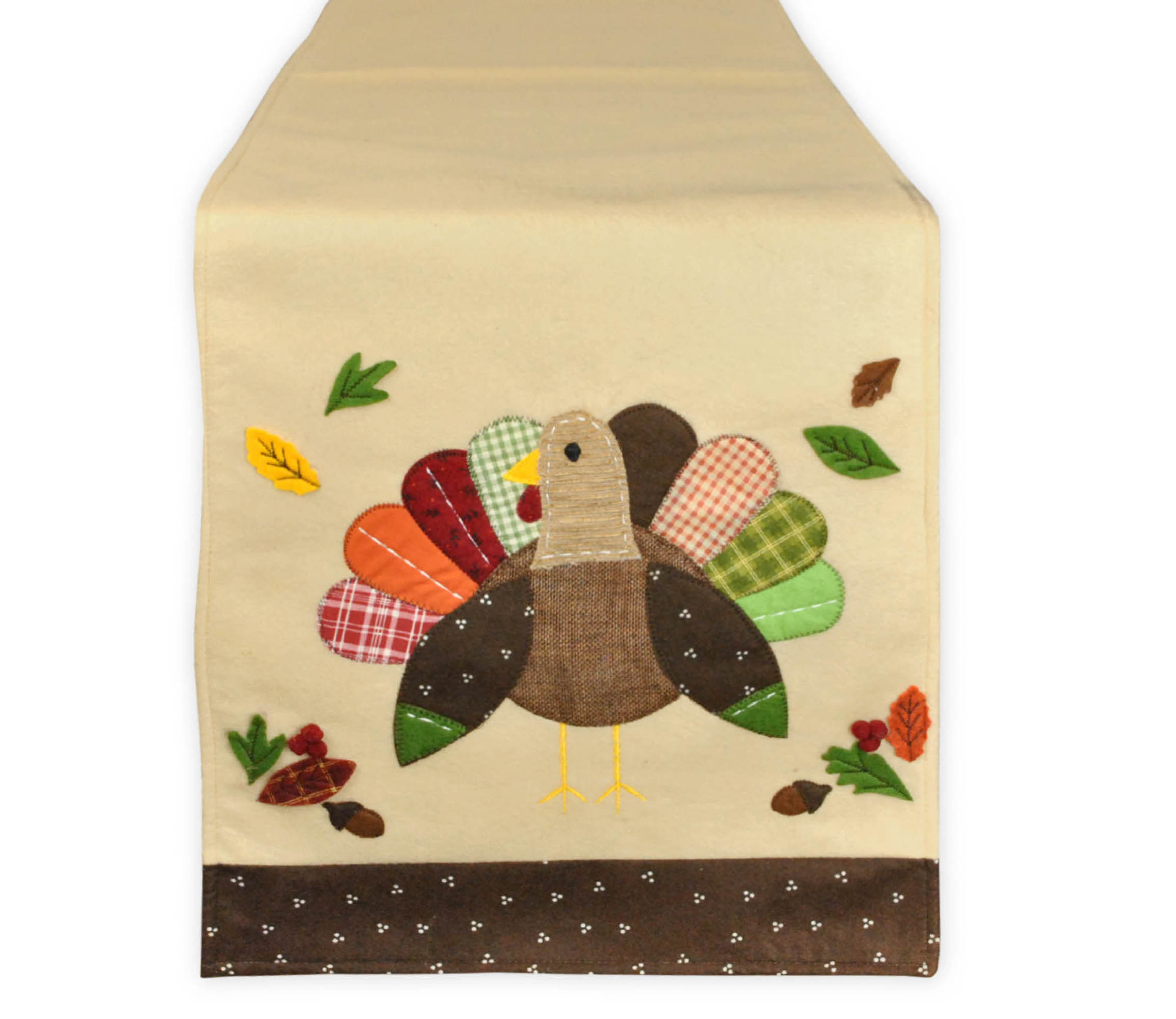 Embroidered Turkey Table Runner 14x64 - Walmart.com