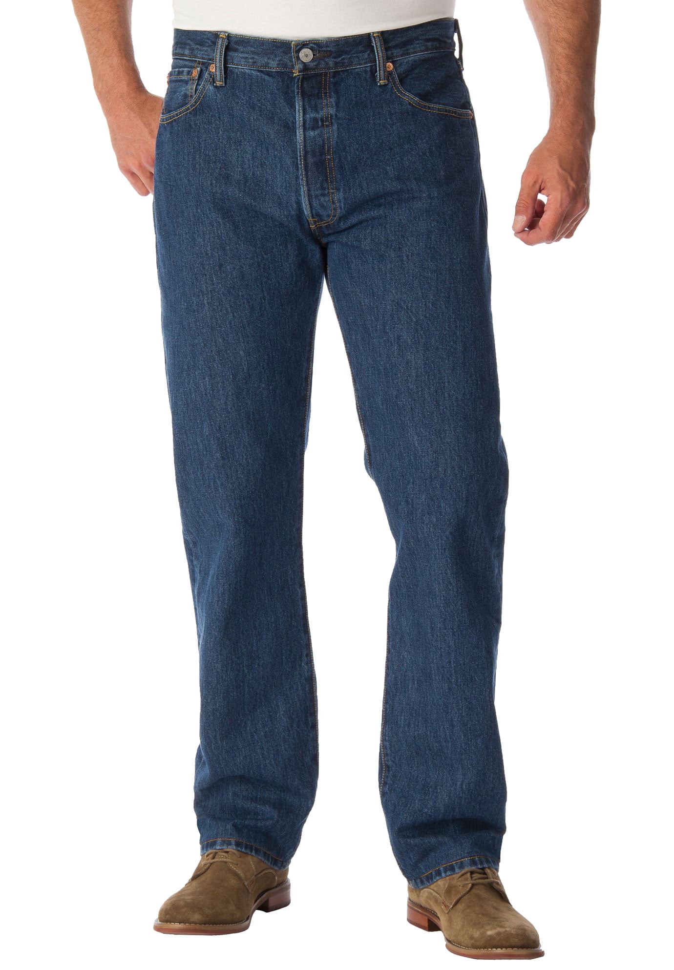 Levi's Men's Big & Tall Levi's 501 Original Fit Stretch Jeans - Walmart.com
