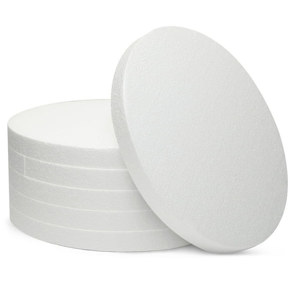 Round Styrofoam Discs