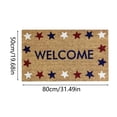 Tyidzon Independence Day Doormat, Patriotic Welcome Entrance Door Mat ...