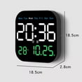 Digital Clock, 7.2" Display Digital Wall Clock with Remote Control ...