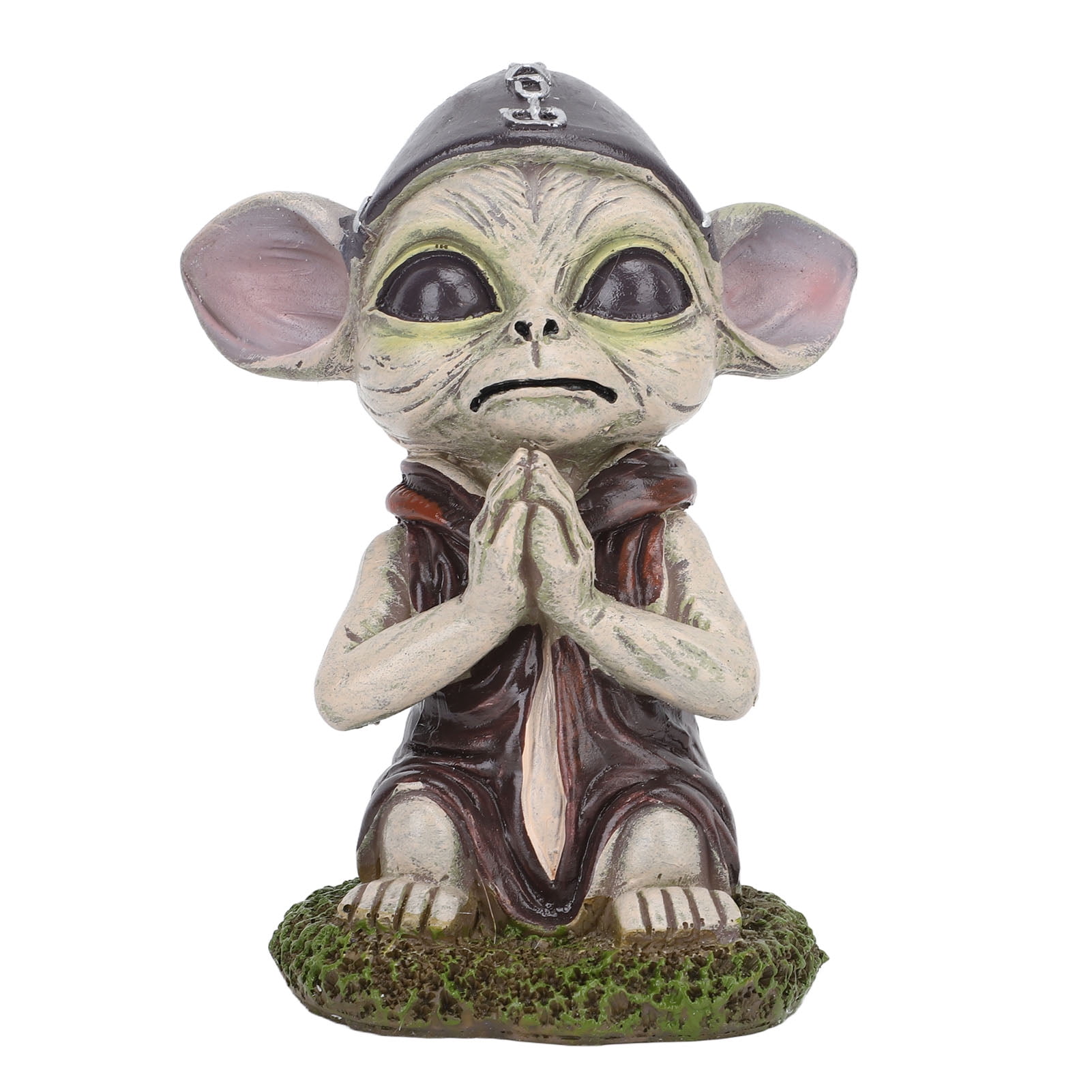 Funny Alien Garden Statue Mysterious Alien Figurine Miniature Fairy ...