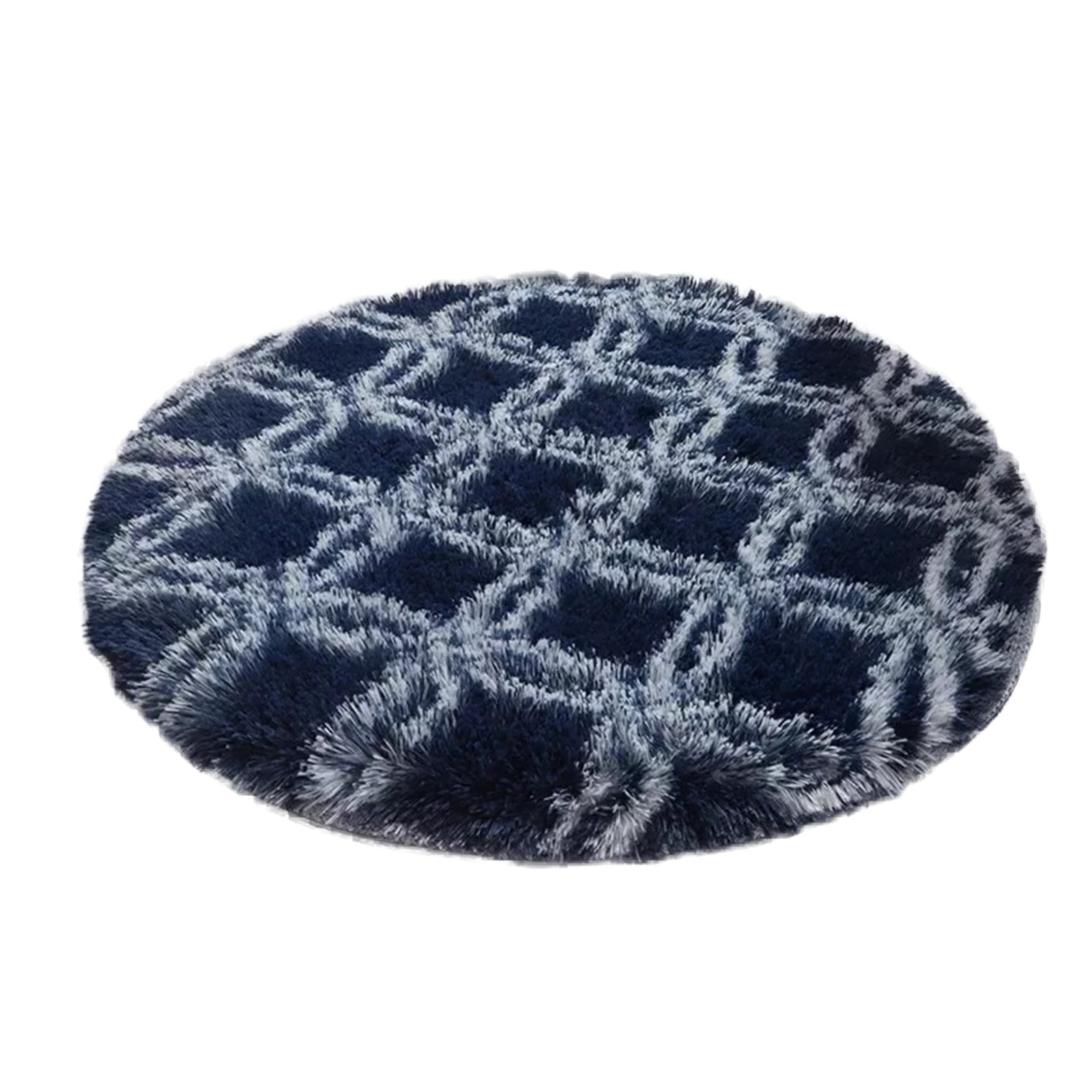 naioewe Soft Round Rugs, Fluffy 4ft Circle Rugs Cute Shaggy Tie-Dyed ...