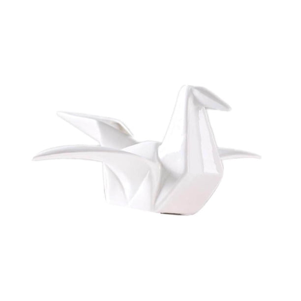 Origami Crane Figurine Statue Home Office Tabletop Centerpieces Desk ...