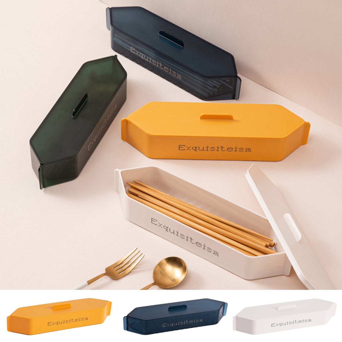 Dream Lifestyle Flatware Tray Organizer, Plastic Utensil Storage ...