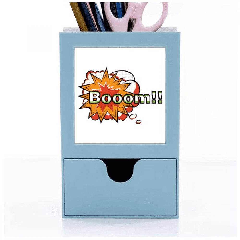 Boom Yes Diagram Art Deco Fashion Desk Supplies Organizer Pen Holder ...