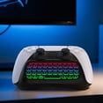 Wireless Keyboard for PS5 Controller, RGB Backlight Keyboard Bluetooth ...