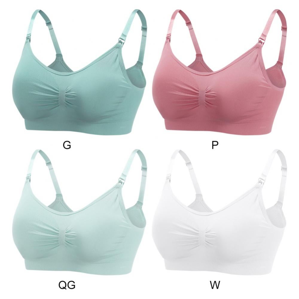 Nursing Bra Wireless Deep V Neck Maternity Nursing Bra Bralette ...