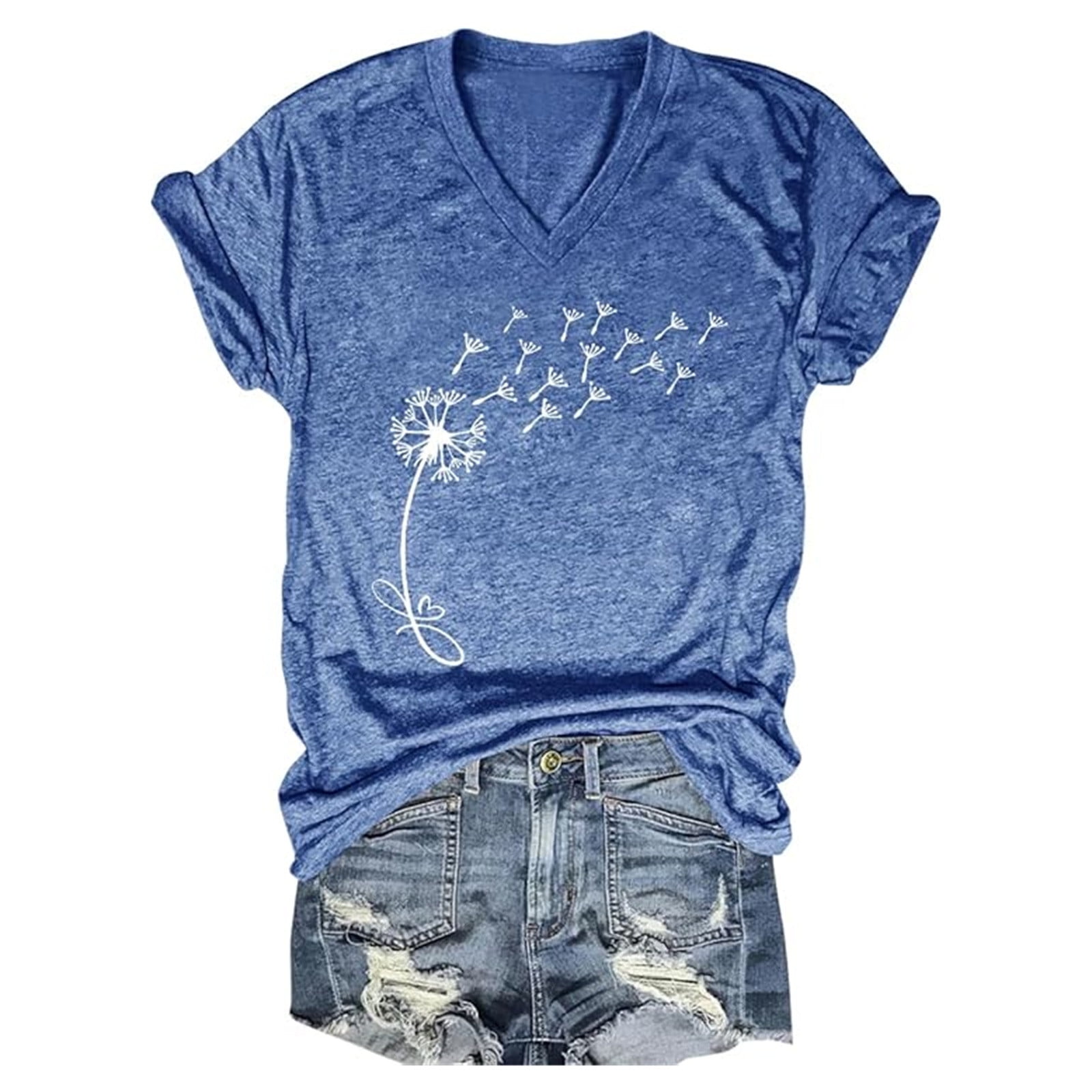 Click here for Xiaowwww Tee Shirts Women Space T Shirt Tops Loose... prices