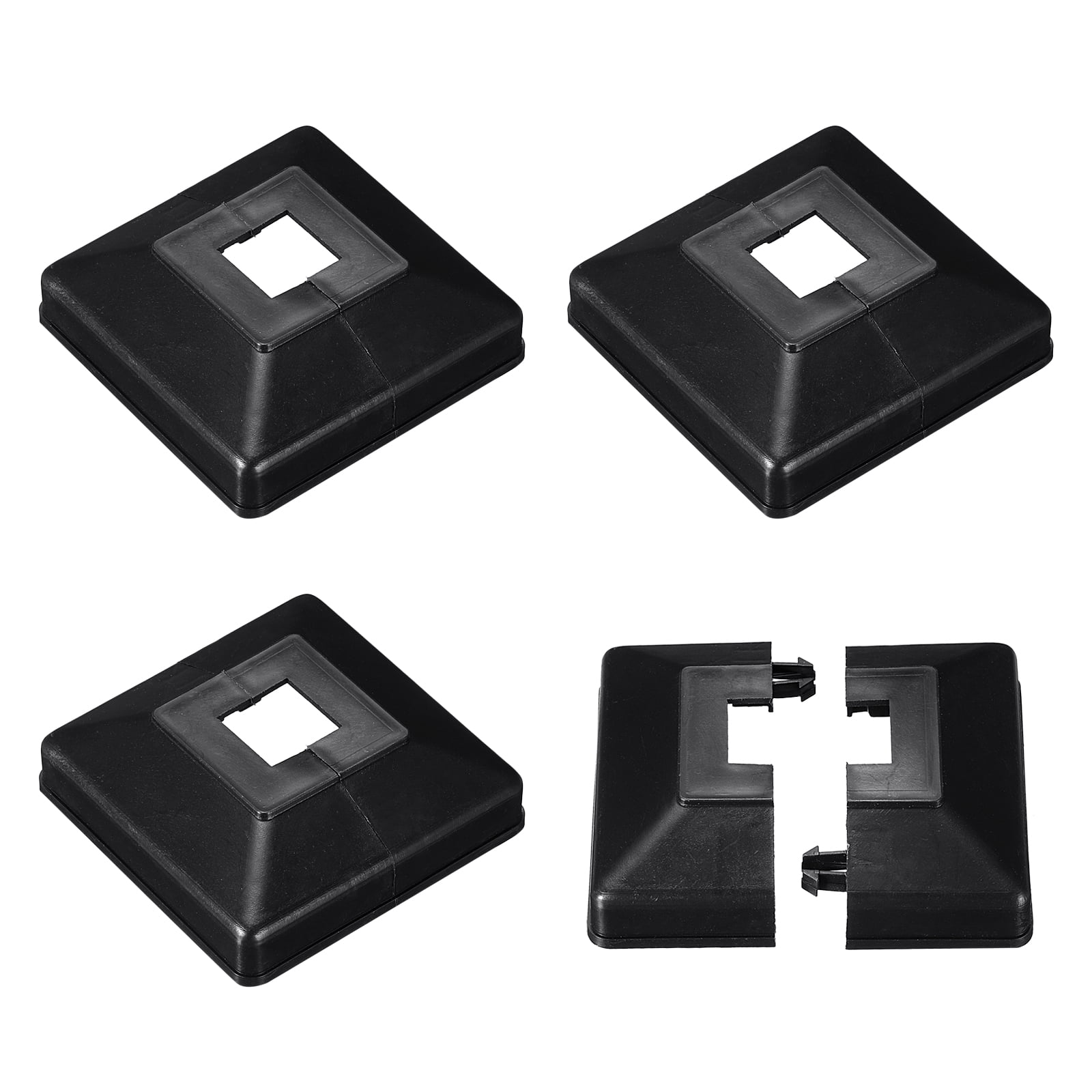 Deck Post Base Cover, 4Pcs Split Style Post Bracket 21x21mm/0.83x0.83 ...