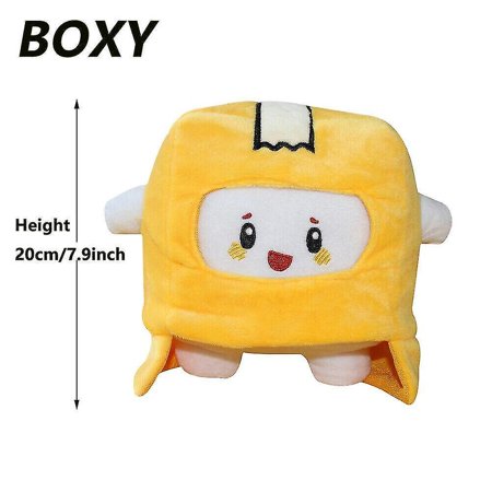 (BOXY 20cm) Lankybox BOXY + FOXY + ROCKY Game Figure Doll Toy | Walmart ...