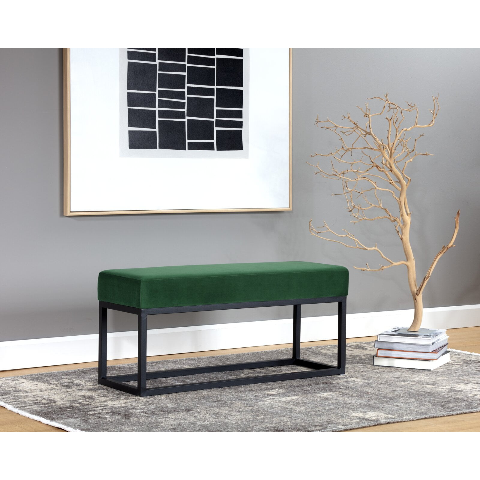Papineau Bench, Product Care: Wipe clean, Main Material: Upholstered ...