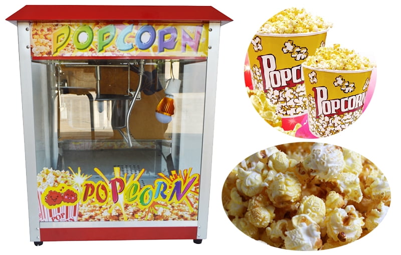 INTBUYING Popcorn Machine Popper Bar Style Commercial Kitchen | Walmart ...