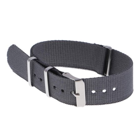 Durable Nylon Watch Strap Stainless Steel Buckle 18mm/20mm/22mm Heavy ...