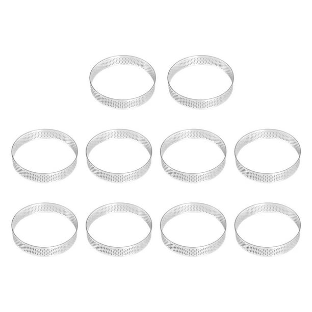 Thinsony 10pieces Circular Porous Ring Made With Stainless Steel ...