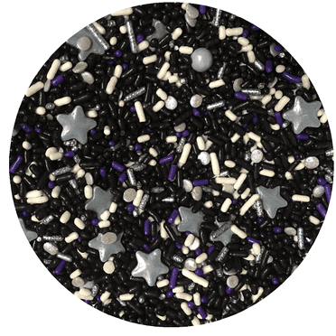 Mystic Sprinkles Sparkling Silver Galaxy Sprinkle Mix 3.3 Ounce Bottle ...